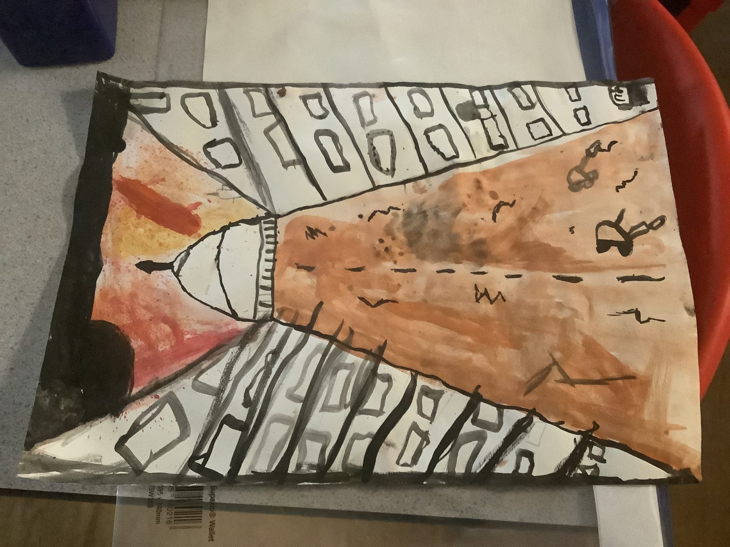 Year 6 WW2 Artwork - Ryelands